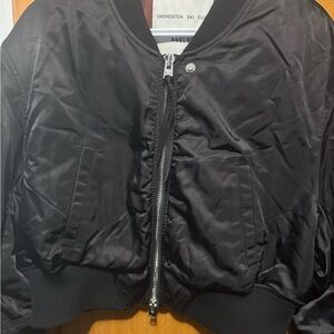Jackets & Coats | Agolde Shoreditch Ski Club Black Bomber Jacket | Poshmark